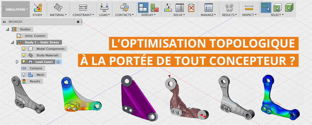 L’optimisation topologique à la portée de tout concepteur ? - F3DF